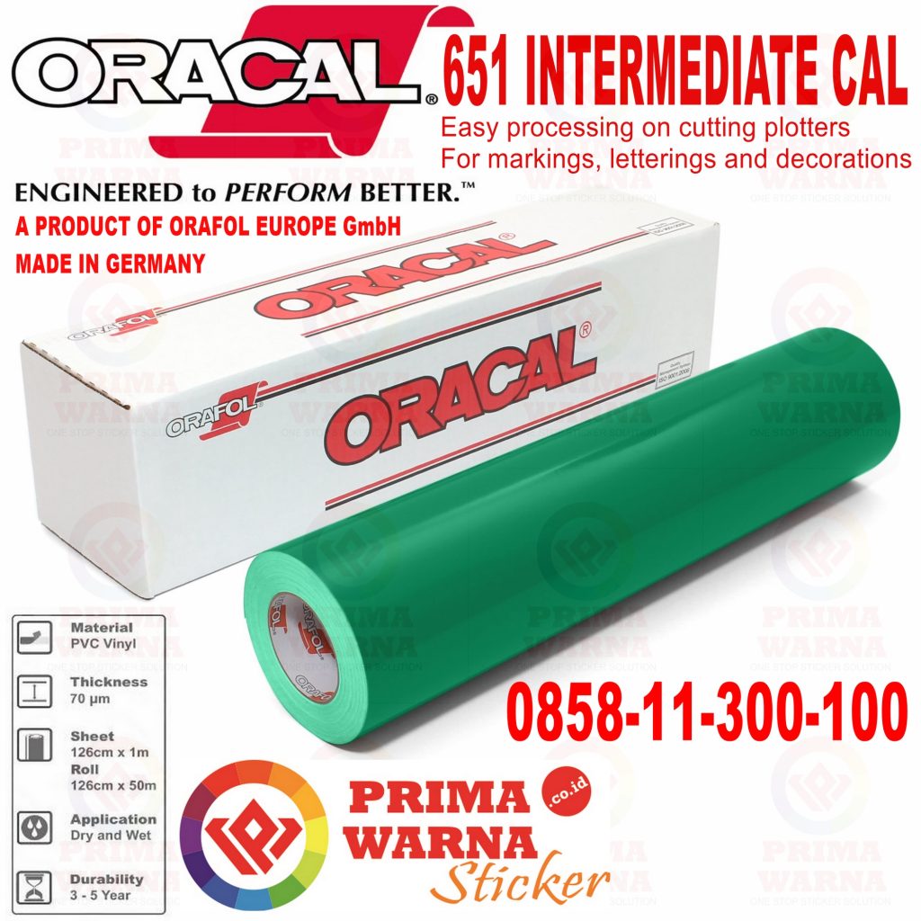 ORACAL 651 G 061 GLOSS GREEN – DISTRIBUTOR SUPPLIER GROSIR BAHAN STICKER VINYL STIKER ORACAL ...