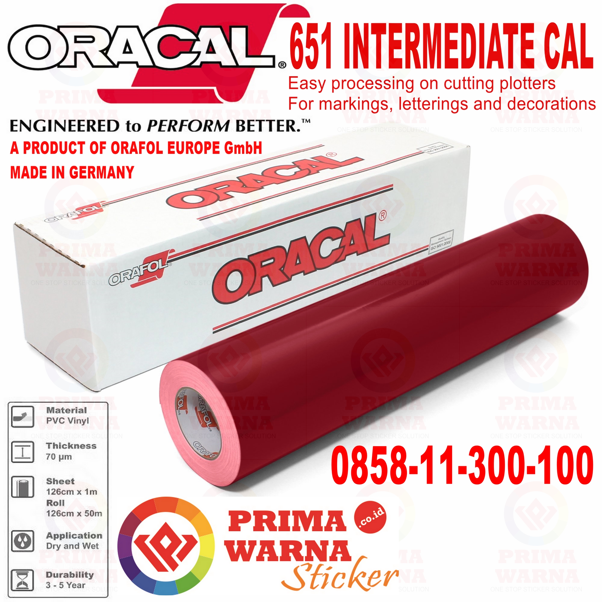 ORACAL 651 G 312 GLOSS BURGUNDY – DISTRIBUTOR SUPPLIER GROSIR BAHAN ...